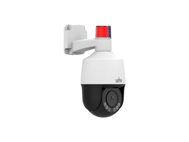 UNV IPC675LFWAX4DUP, IP66 IR 5MP 4x Active Deterrence PTZ Camera ...